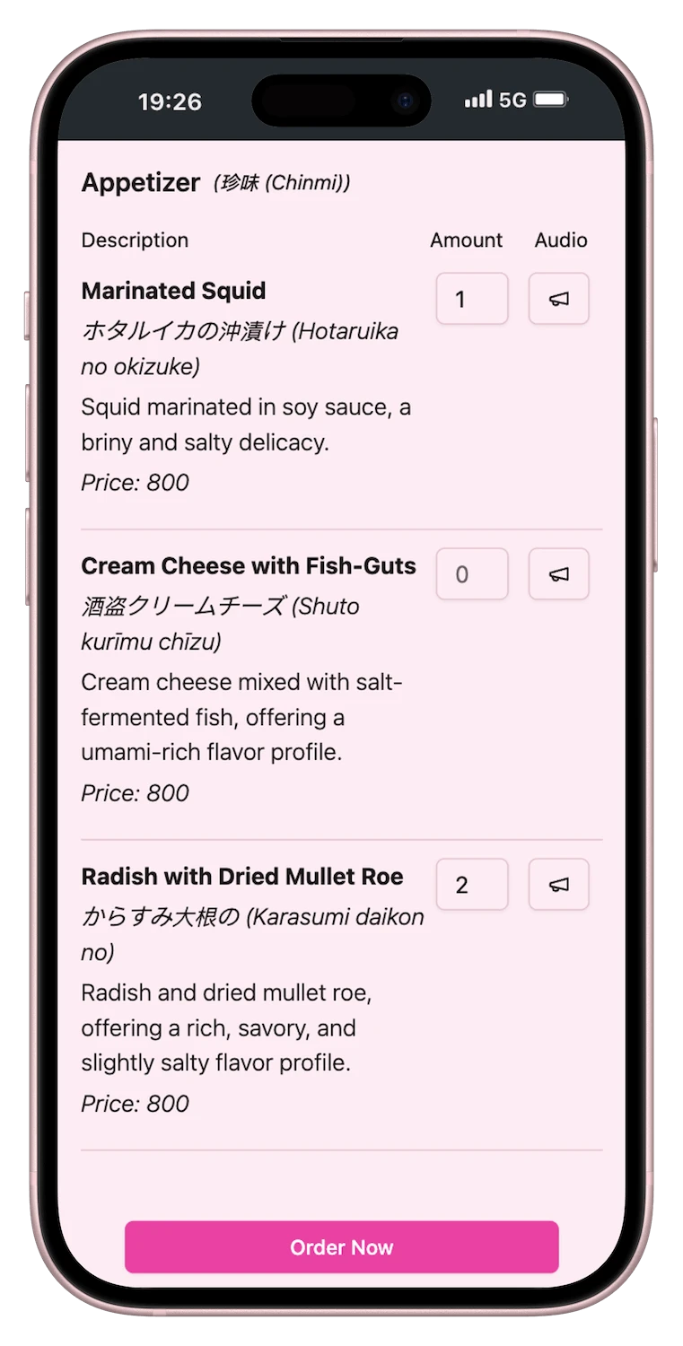 Menu, please! | Order like a local